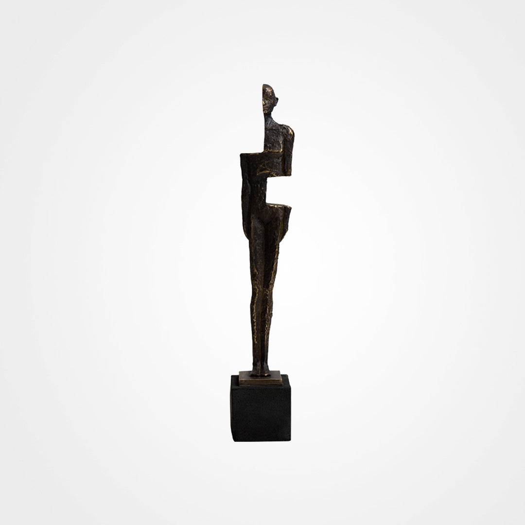 LA-SZ23026 Half Face Sculpture – Shadows and Patterns