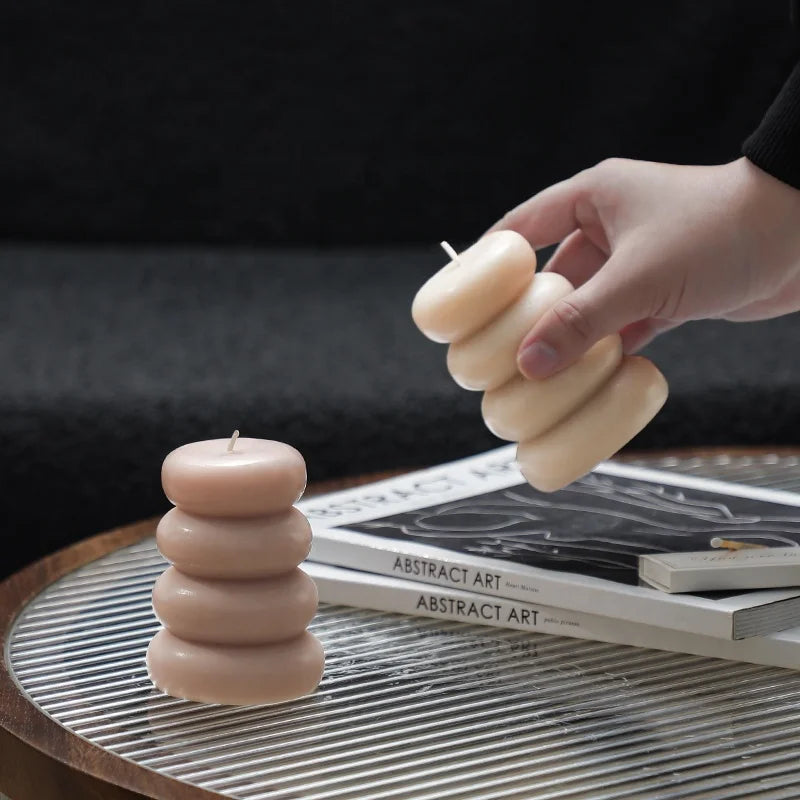 LA-XY23005 Multi-layer Candle – Shadows and Patterns